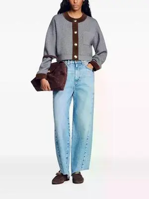 Sandro Cropped Cardigan