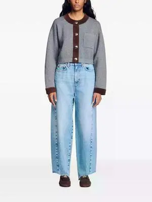 Sandro Cropped Cardigan