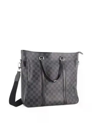 LOUIS VUITTON Tadao Handbag Damier Graphite Mm Tote Bag