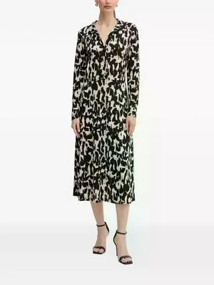 MORGAN Collar Button Dress