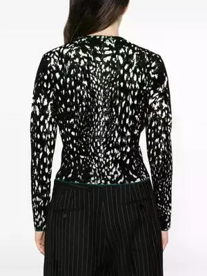 TOM FORD Lynx Jacquard Cardigan