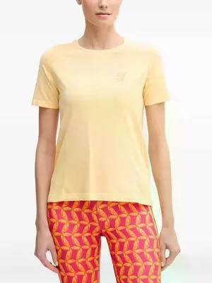 COMPRESSPORT Logo-print Raglan-sleeve T-shirt - Yellow