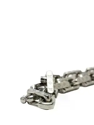 LOUIS VUITTON 2021 Stainless Steel Monogram Chain Necklace Costume Necklace
