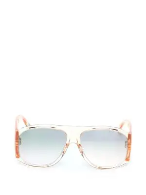 Chloé Pilot-frame Sunglasses - Neutrals