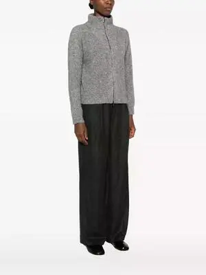 Peserico Sequin-embellished Ribbed Cardigan