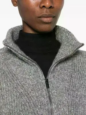 Peserico Sequin-embellished Ribbed Cardigan