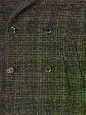 Barena Venezia Check-pattern Double-breasted Coat