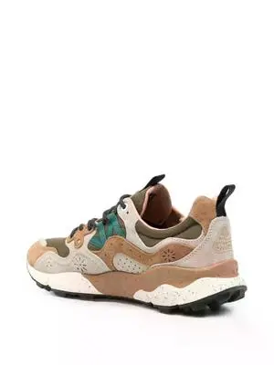 FLOWER MOUNTAIN Suede-panelled Sneakers