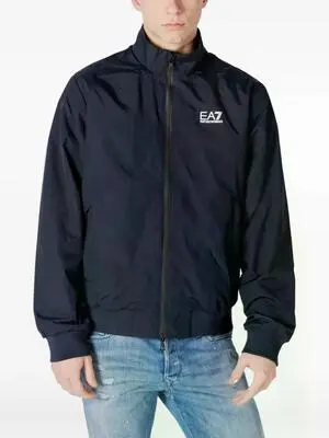 EA7 Logo-print Bomber Jacket