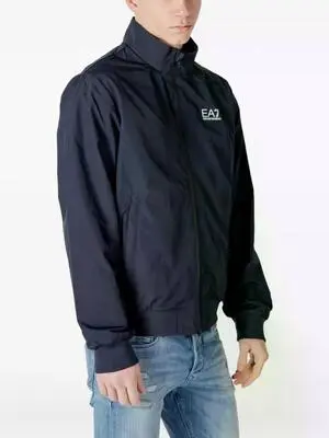 EA7 Logo-print Bomber Jacket