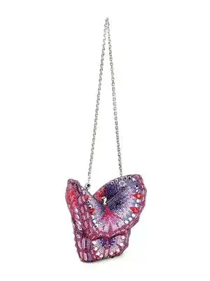 Judith Leiber Butterfly Aurora Crystal-embellished Mini Bag