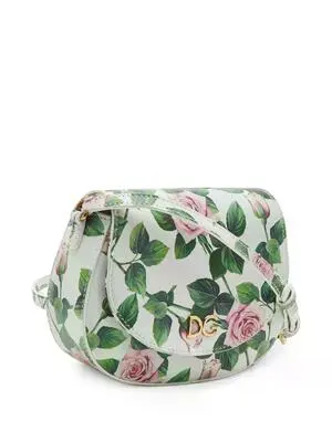 Dolce & Gabbana Bambino Floral-print Shoulder Bag - White