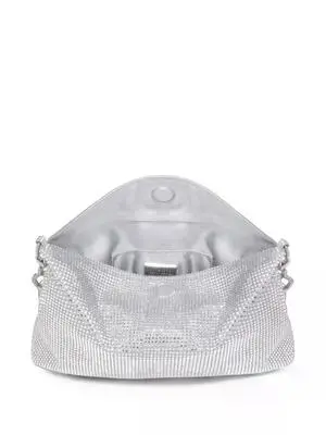 Judith Leiber Bowie Slouch Crystal-embellished Chain-link Tote Bag - Silver