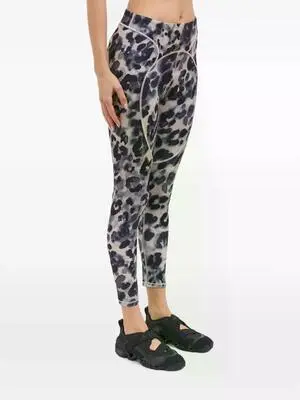 Adidas By Stella McCartney Leopard-print Training Leggings