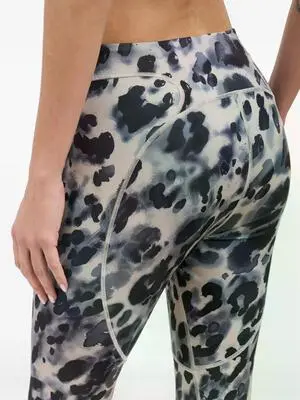 Adidas By Stella McCartney Leopard-print Training Leggings