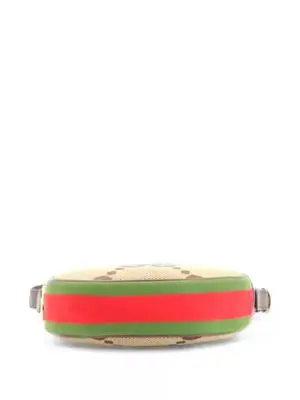 Gucci Ophidia Half Moon Bag Jumbo Gg Canvas Mini Hobo Bag
