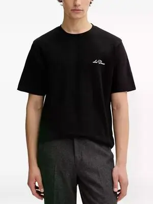 LES DEUX Graphic-print T-shirt - Black