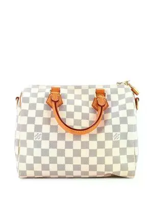 LOUIS VUITTON Speedy Bandouliere Bag Damier 25 Satchel - Neutrals