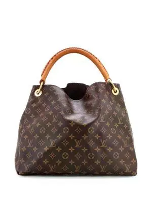 LOUIS VUITTON Artsy Handbag Monogram Canvas Mm Hobo Bag - Brown