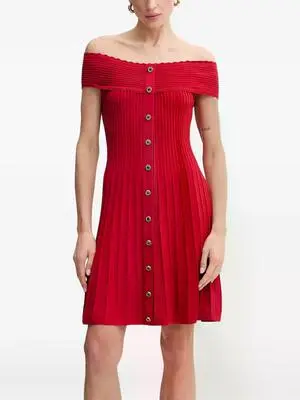 MORGAN Off-shoulder Button Dress