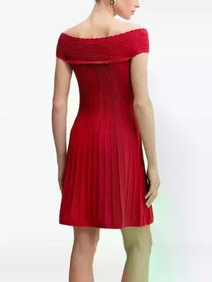 MORGAN Off-shoulder Button Dress