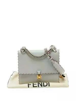 Fendi 2018 Small Kan I Shoulder Bag - Grey