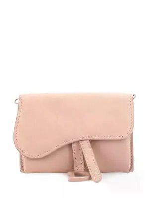 Dior Saddle Nano Pouch Leather Belt Bag - Neutrals