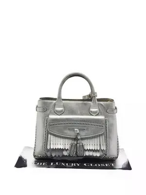 Burberry Banner Fringe-detail Tote Bag