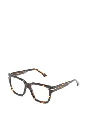 Victoria Beckham Tortoiseshell-effect Square-frame Glasses - Brown