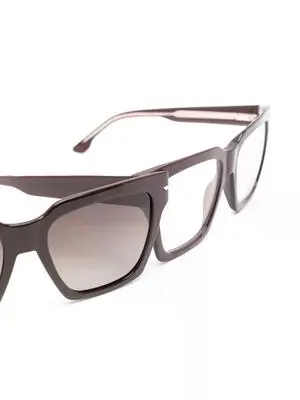 Victoria Beckham Square-frame Clip-on Glasses