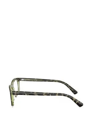 Ray-ban Tortoiseshell-effect Rectangle-frame Glasses - Brown