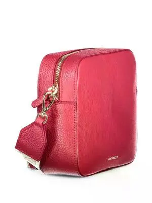 COCCINELLE Grained Leather Shoulder Bag
