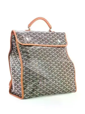 Goyard Saint Leger Briefcase Coated Canvas Backpack - Brown