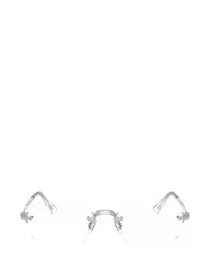 Ray-ban Rimless Rectangle-frame Glasses - Silver