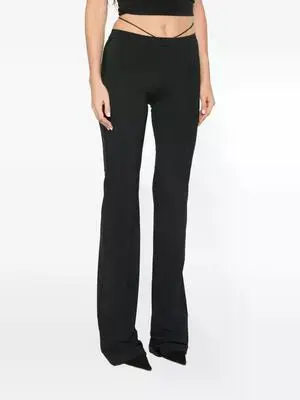 AMAZUIN Cory Tie-fastening Flared Trousers