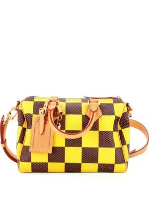 LOUIS VUITTON Speedy Bandouliere Bag Damier Pop 25 Satchel - Brown
