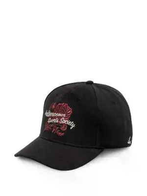 LES DEUX Embroidered Baseball Cap - Black
