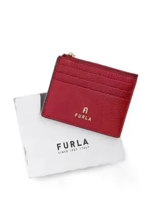 Furla Logo-plaque Leather Cardholder