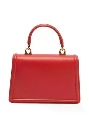Dolce & Gabbana Small Devotion Leather Tote Bag - Red