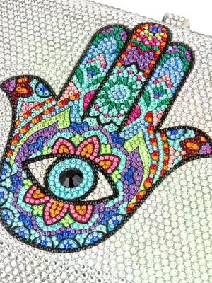 Judith Leiber Hamsa Crystal-embellished Mini Bag