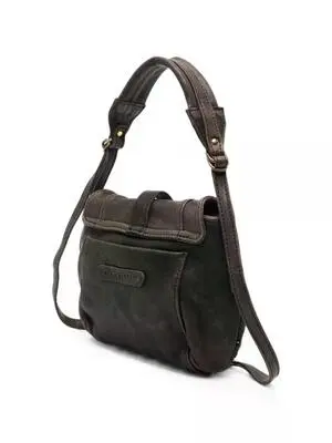 MIALUIS Mini Do Taipan Pleated Leather Shoulder Bag