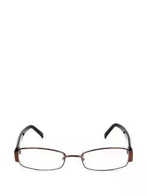 Emilio Pucci Rectangle-frame Glasses - Brown