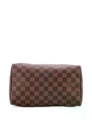 LOUIS VUITTON Speedy Handbag Damier 25 Satchel