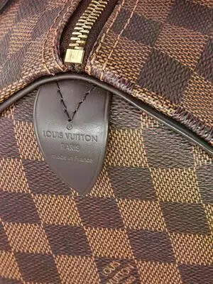 LOUIS VUITTON Speedy Handbag Damier 25 Satchel
