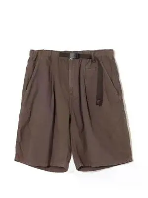 Undercover Belted Pleated Shorts - Brown