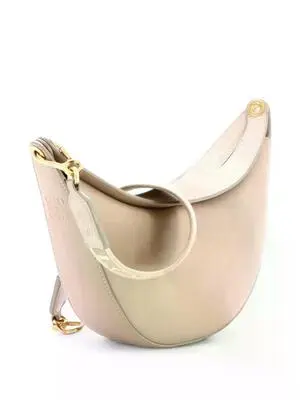 Loewe Luna Leather Hobo Bag - Neutrals