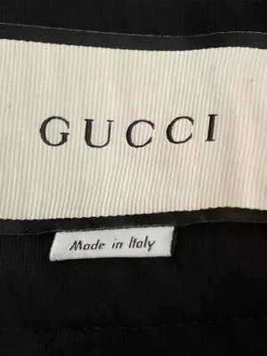 Gucci Logo-plaque Straight-leg Trousers