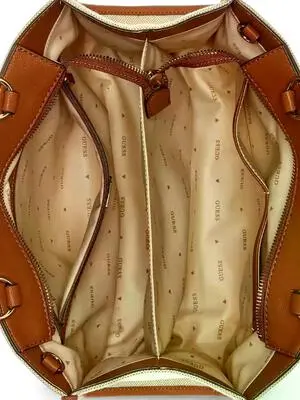 Guess Kerima Bamboo-handle Tote Bag