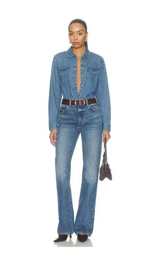 LEVI'S Heritage Western Denim Shirt In . Also