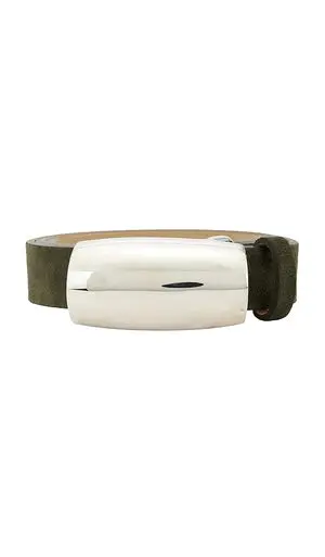 L'Agence Marlowe Leather Belt In . Also